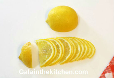 How To Make Lemon Rose Garnish With Step By Step Photos - Gala in the ...