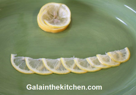 How To Make Lemon Rose Garnish With Step By Step Photos - Gala in the ...